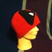Black and Red Deadpool Beanie Hood Hero hat cap by JustinesCCC