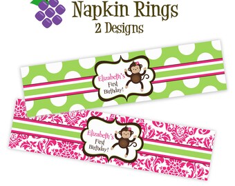 Monkey napkins | Etsy