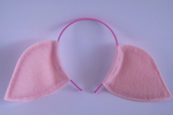 Pig Ears Headband by PlaytimeProps on Etsy