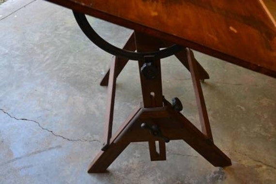 Items similar to Antique Drafting Table on Etsy