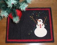 Snowman Penny Rug E-Pattern