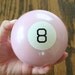 Pink Magic Eight Ball by CandyStripedVintage on Etsy