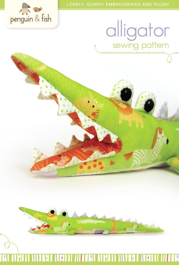Alligator Sewing Pattern