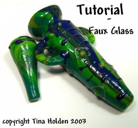 Imitative Glass Polymer Clay Tutorial Amphora Beads
