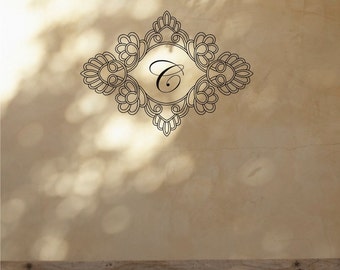 Popular items for lace monogram on Etsy