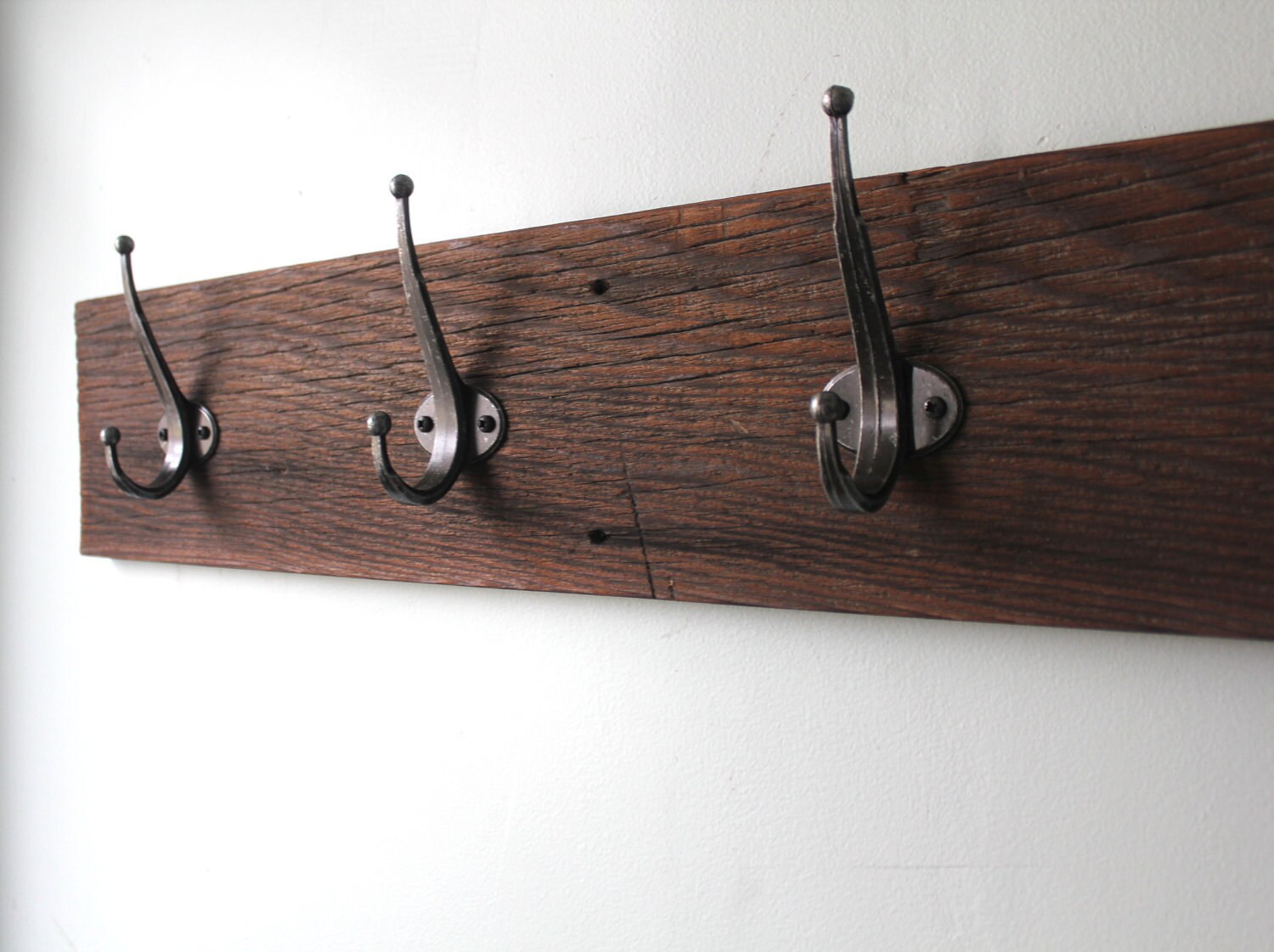Reclaimed Barn Wood Coat Rack by bluebirdheaven on Etsy