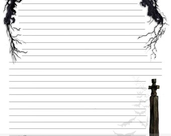 Popular items for gothic paper on Etsy
