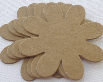 FLOWER BURST Chipboard Die Cuts Floral Alterable Shapes