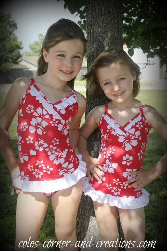 Items Similar To Sizes 1 5 All 4 One Stylish Swimsuit Pdf Sewing Pattern On Etsy
