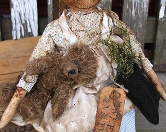 Raggedy teddy bears | Etsy