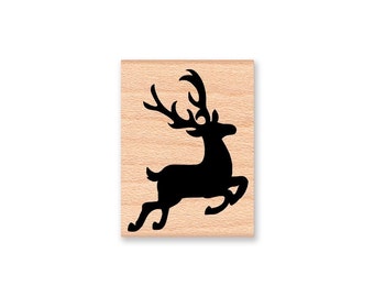 Reindeer stamp | Etsy