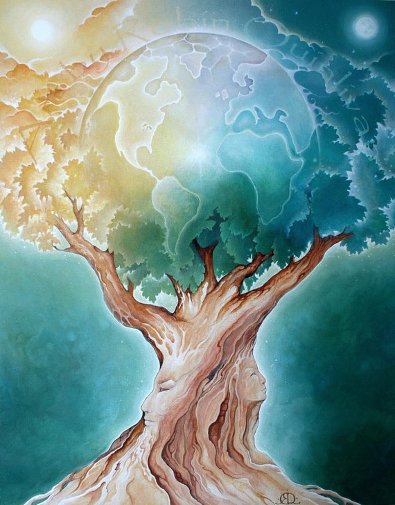 Trees Artistic Earth Digital