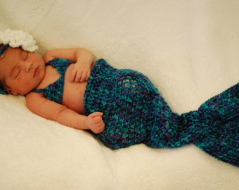 Baby mermaid outfit | Etsy