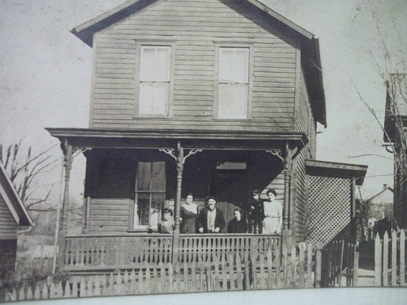 Early 1900s Fences Around Homes