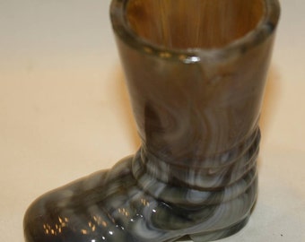 Popular items for antique glass boot on Etsy
