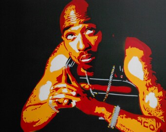 Tupac art | Etsy