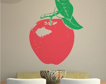 Apple wall art | Etsy