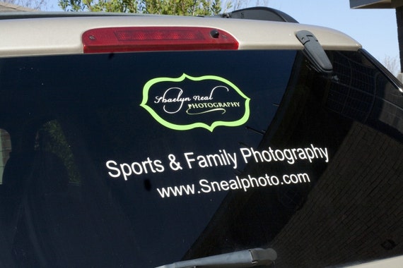 Car decal / Window decal / Back window decal / Car back window