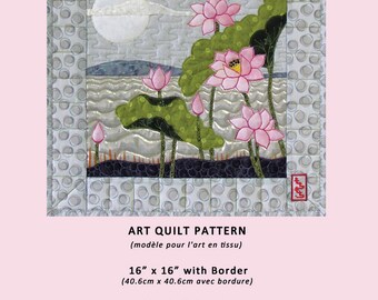 Lotus quilt pattern | Etsy