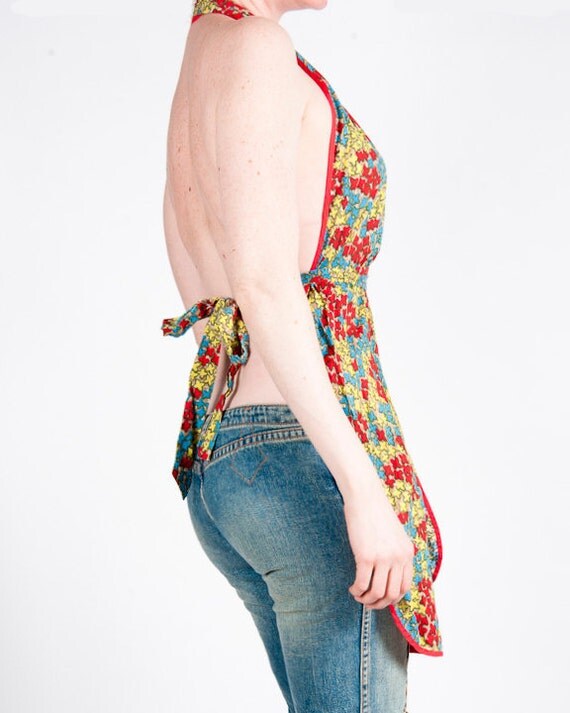 Items Similar To Backless Halter Hippie Top On Etsy