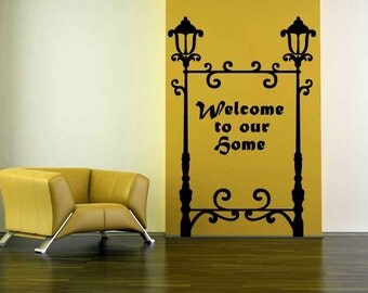 Street lamp decal | Etsy