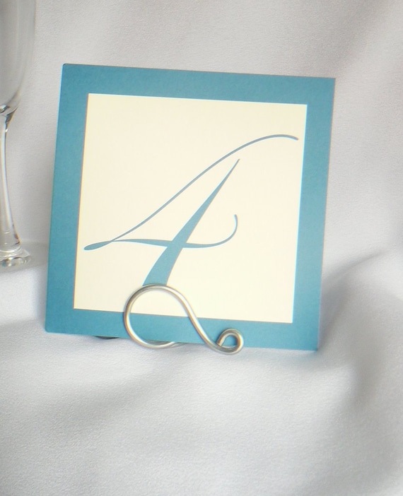 Simple Silver Table Number Holders Weddings & Events 5