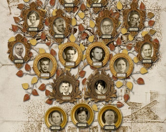 Creative Family Tree by CreativeFamilyTree on Etsy