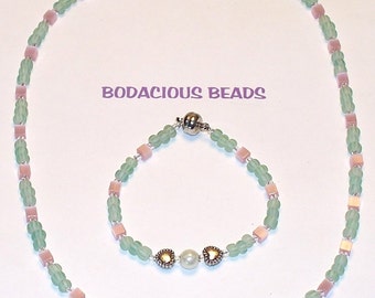 Handmade Girl's 14 Beaded CANDY NECKLACE by MYBODACIOUSBEADS