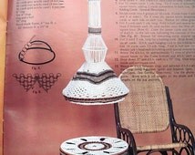 Unique macrame lamp shade related items | Etsy