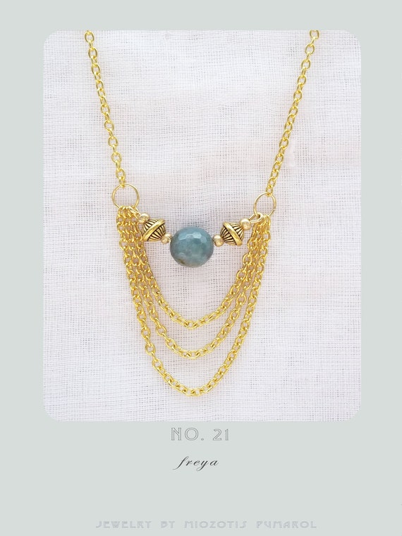 Items similar to NO. 21 "Freya" Ethereal Jade Necklace on Etsy