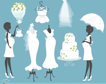 Pink Sock Monkeys Clip Art Set