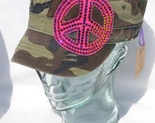 Items similar to Peace Sign Cap 08 on Etsy