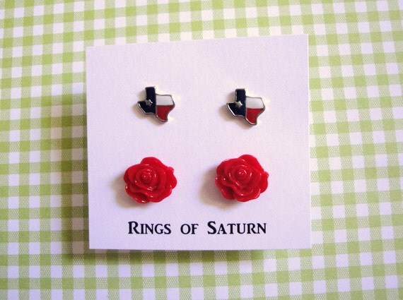 Texas Stud Earring Set