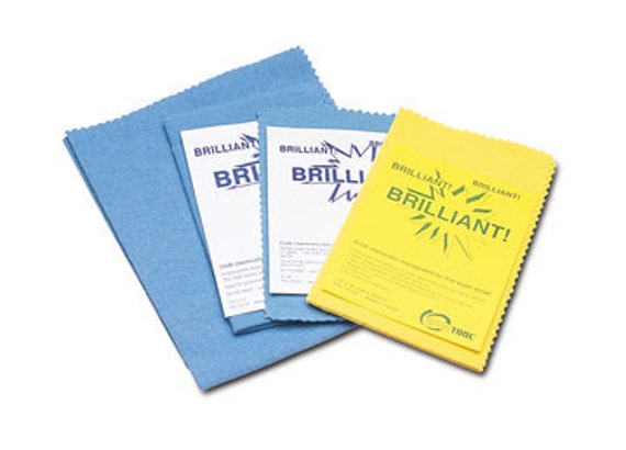 POLISHING CLOTH Brilliant Polishes Silver Brass Copper