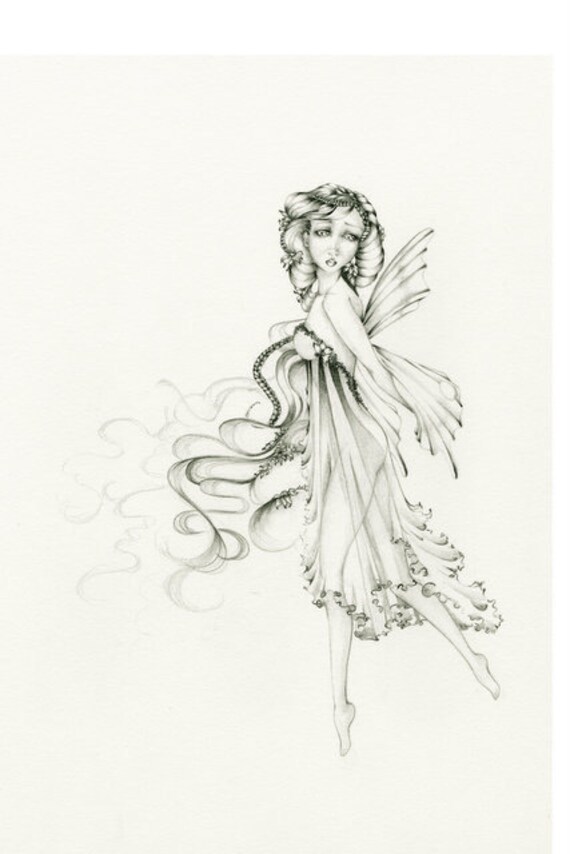Beautiful Pencil Drawings Of Fairies