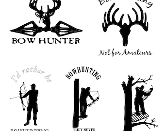 Unique bow hunting decal related items | Etsy