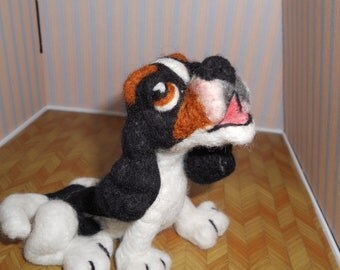 Custom Dog Sculpture Handmade Border collie by BenMcfuzzylugs