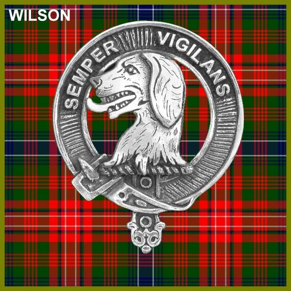 Wilson Clan Crest Scottish Cap Badge CB02
