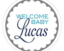 Unique welcome baby tags related items | Etsy