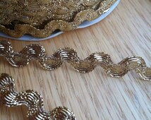 Unique gold rick rack related items | Etsy