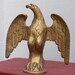 2 brass eagle finials 6 inches tall heavy pole toppers by brixiana