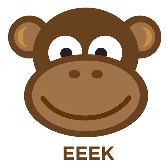 Items similar to Eeek Monkey Children's Tee on Etsy