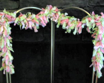 Torn fabric garland | Etsy