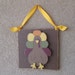 HANGING TURKEY with ribbon for Thanksgiving Day wall door