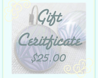 Items similar to Cloth and Patina Gift Certificate - Redeemable for ...