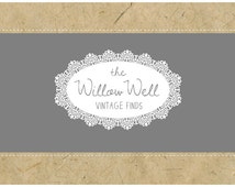 Unique lace logo related items | Etsy