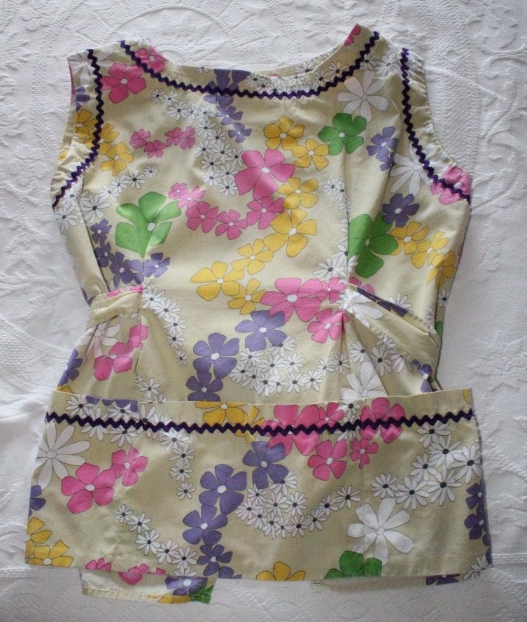 Apron, Smock, Floral, Pockets, Art Smock, Bright – Haute Juice