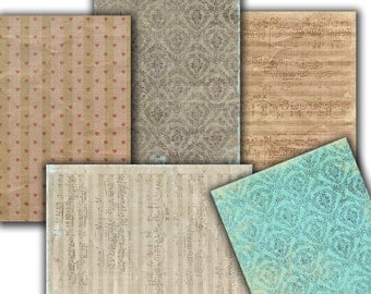INSTANT DOWNLOAD. Digital paper Texture BACKGROUNDS