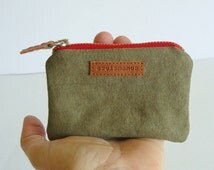 Popular items for canvas coin purse on Etsy