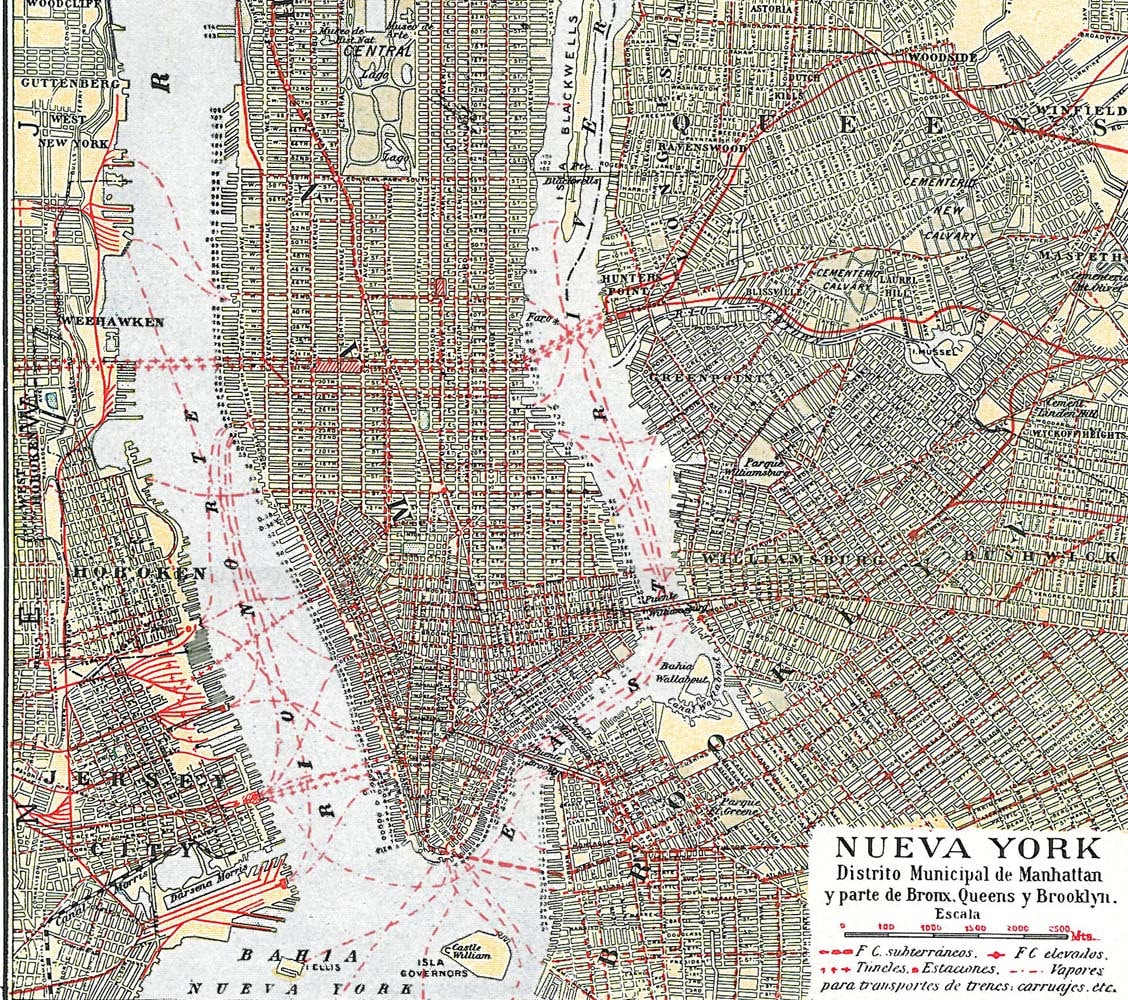 1920s Ny Map